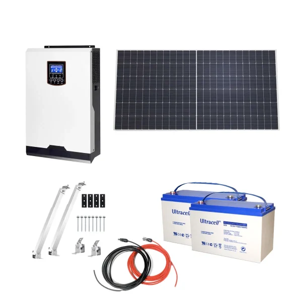 kit Energía Solar 2000W Básico (Híbrido) - Paneles Solares JP
